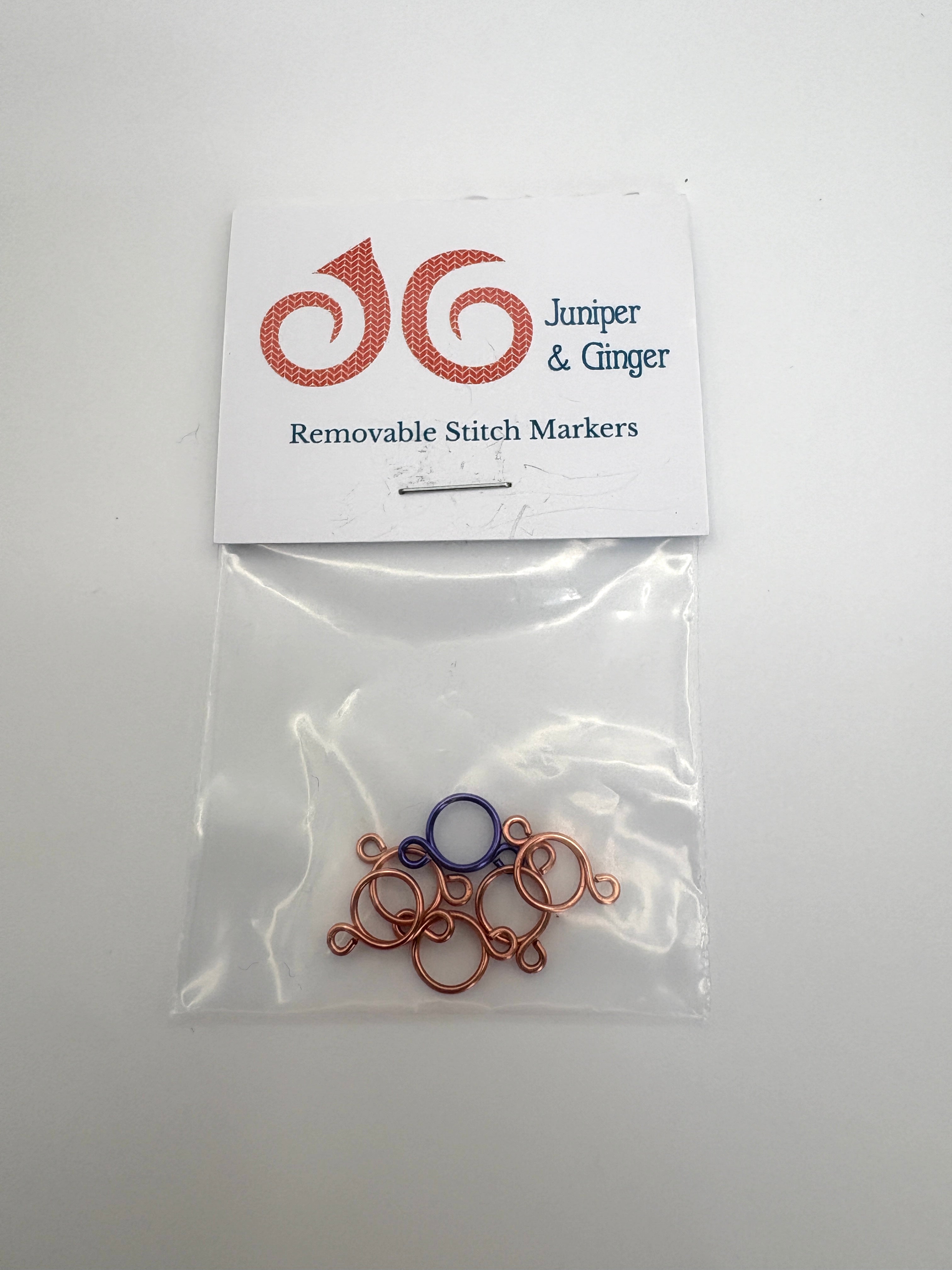 Juniper & Ginger – stitch markers – Flying Squirrel