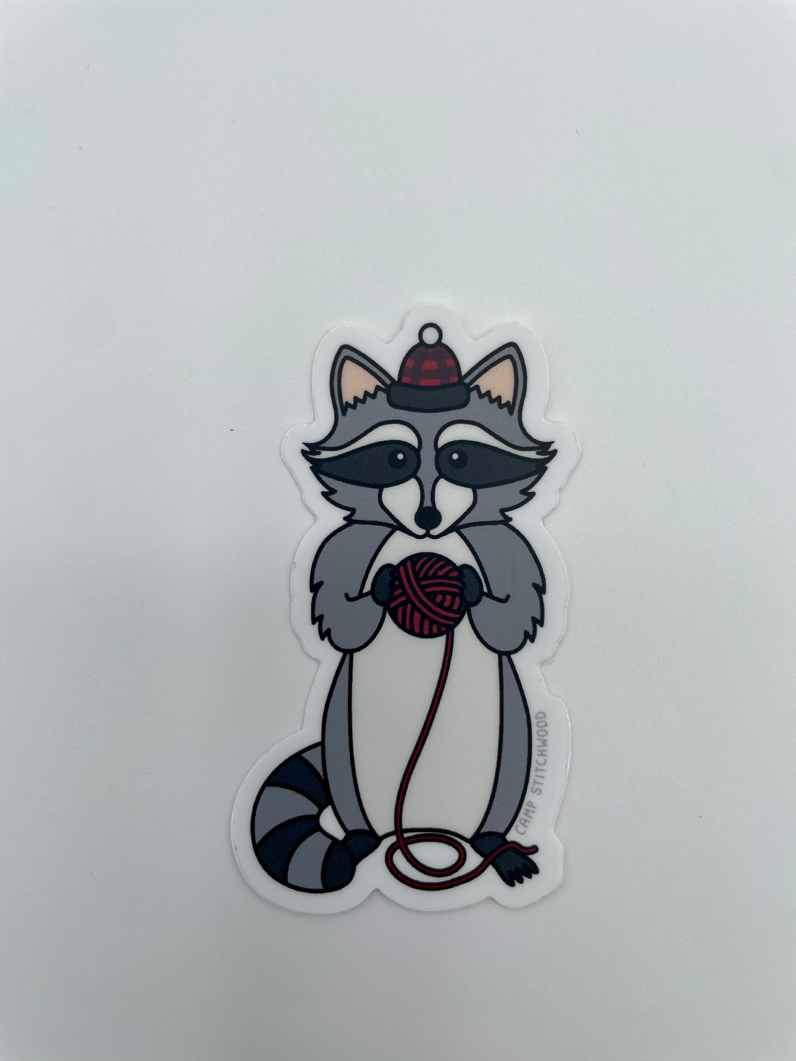 Raccoon Sticker – Flying Squirrel